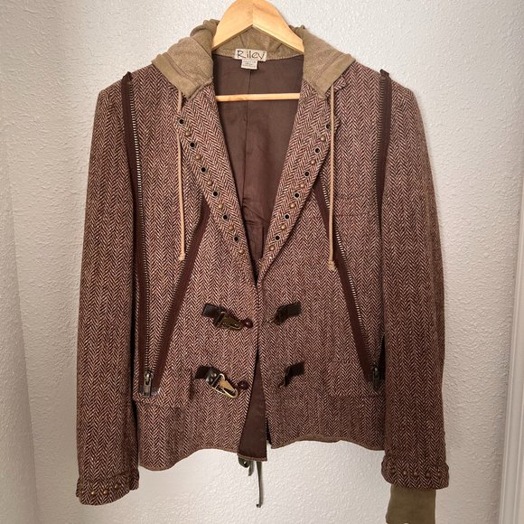 Riley Jackets and Coats | Jackets & Coats | Vintage Lace Up Wool Jacket ...